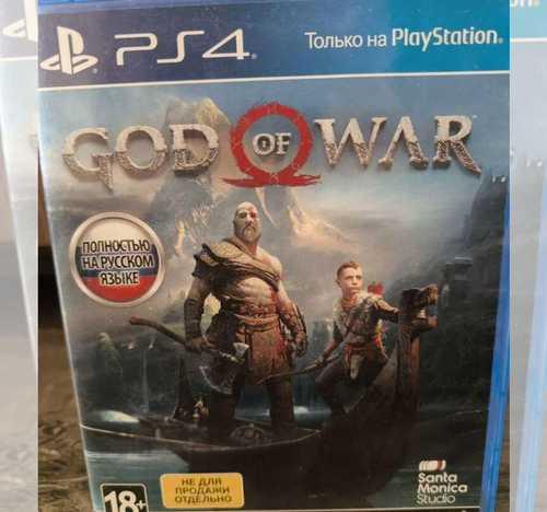 Игра на диске God of War для PS4