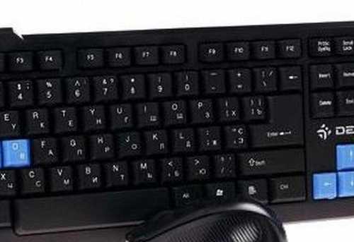 Беспроводная клавиатура и мышь dexp KM-802BU