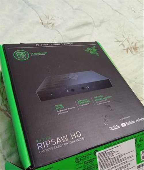 Карта видеозахвата Razer Ripsaw HD