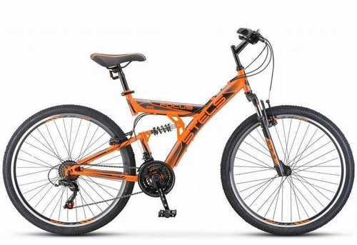 Велосипед 26" stels Focus V 18-sp Оранжевый/черный