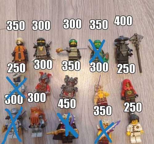 Lego ninjago minifigures