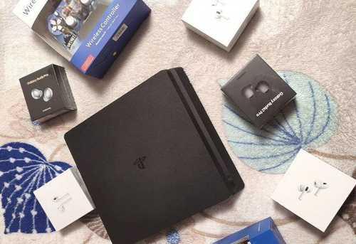 Sony playstation 4 slim 1 tb (+ 1 игра в подарок)