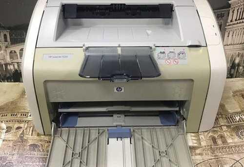 Принтер лазерный HP LaserJet 1020, ч/б, A4