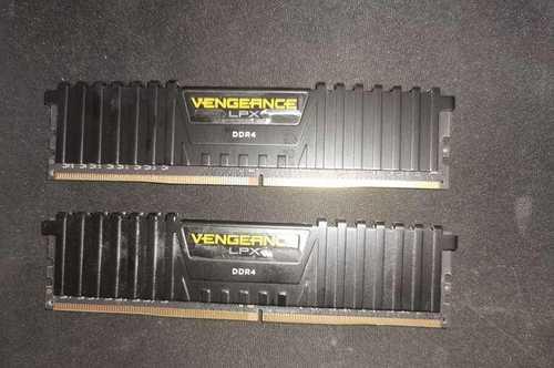 Оперативная память DDR4 16GB Corsair vengeance LPX