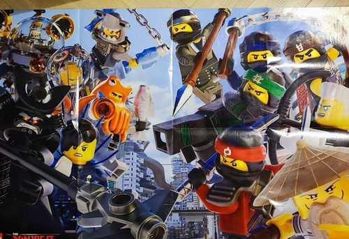 Плакат lego Ninjago Movie