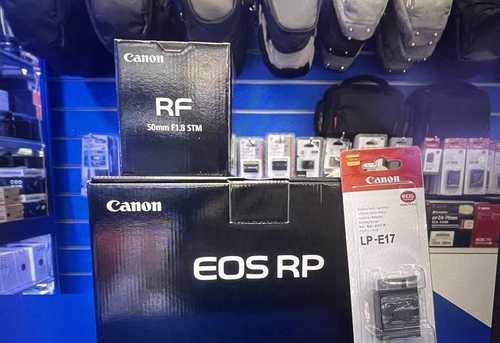 Canon RP kit RF 50mm 1.8 +akb + З/у + 64Гб