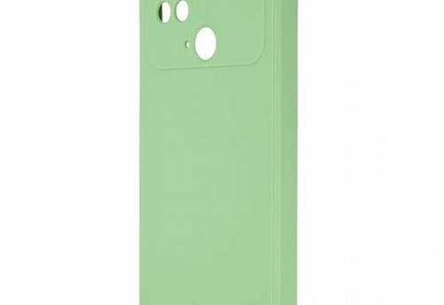 Чехол для Xiaomi Poco C40 Silicone cover (салатовы