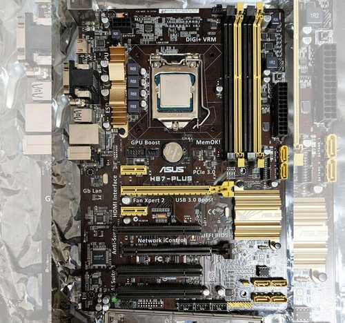 Asus H87-Plus(LGA1150)   Xeon E3-1240v3 16Gb DDR3