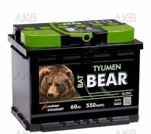 Аккумулятор Tyumen BatBear 6ст-60VLA 60 Ач 550А пр