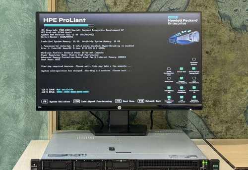 Сервер HP Proliant dl360 gen10 8sff 4110 16gb