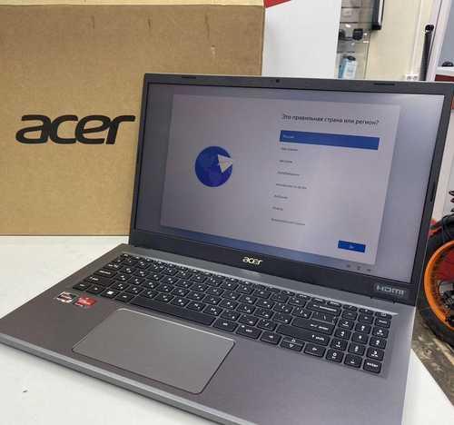 Л64) Ноутбук Acer Ryzen 5 7520 / DDR4 8 / SSD 512