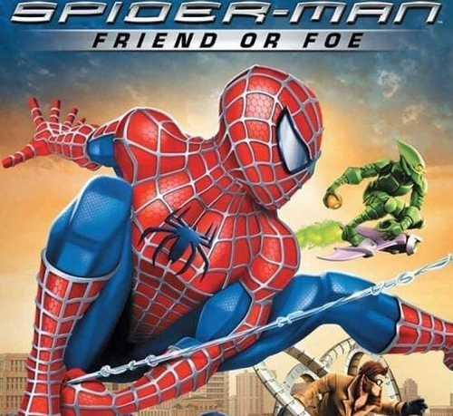 Spider man friend or foe (Xbox 360, англ, бу) (Без