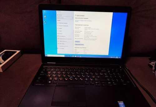 Ноутбук dell latitude e5550