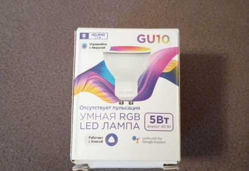 Умная RGB LED лампа