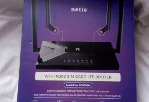 Модем 4G netis работает с любой сим (доставка)