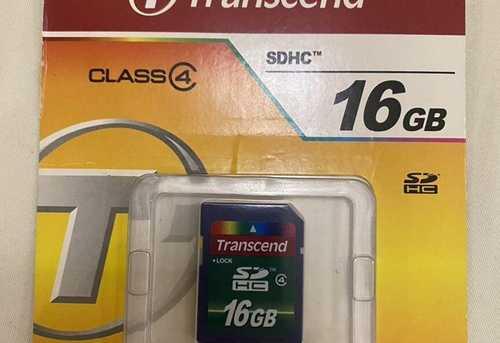 Transcend sdhc Class 4 16Gb карта памяти