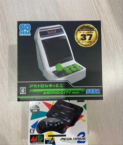 Аркада astro city+ sega megadrive 2 mini jp