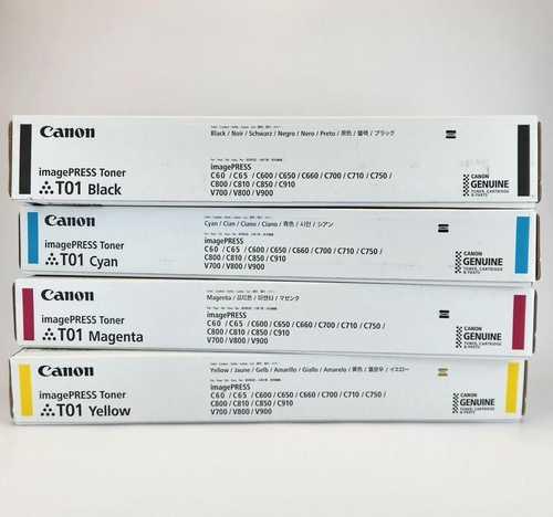T01 ориг. Комплект тонеров Canon для imagepress С60