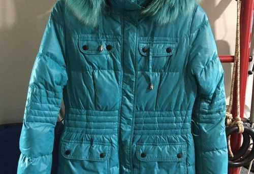 Куртка-пуховик зимняя на девочку р. 158