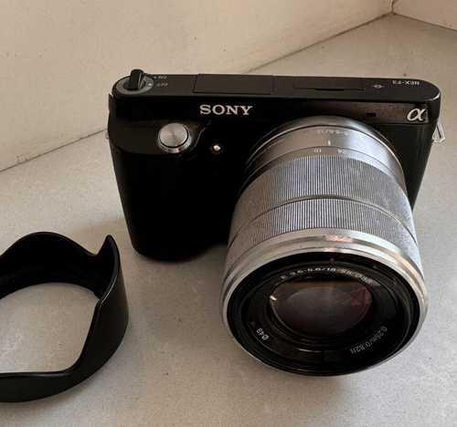 Фотоаппарат Sony NEX-F3 с объективом