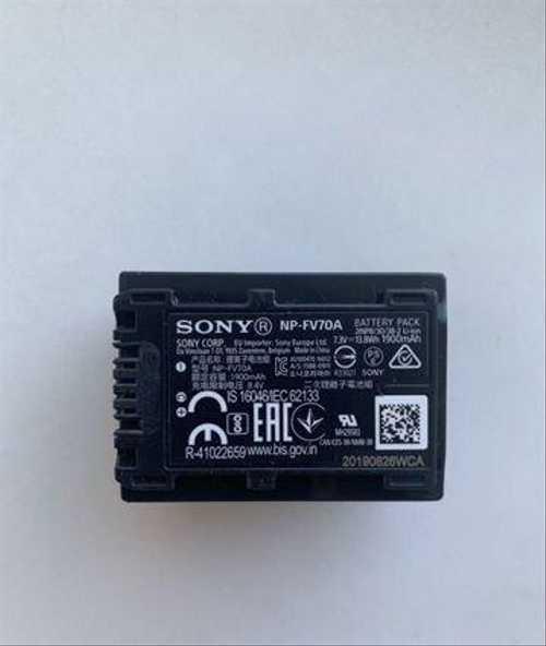 Аккумулятор Sony NP-FV70a