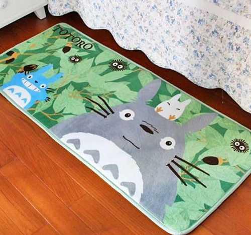 Коврик коралловый бархатный Totoro/Тоторо/Ghibli