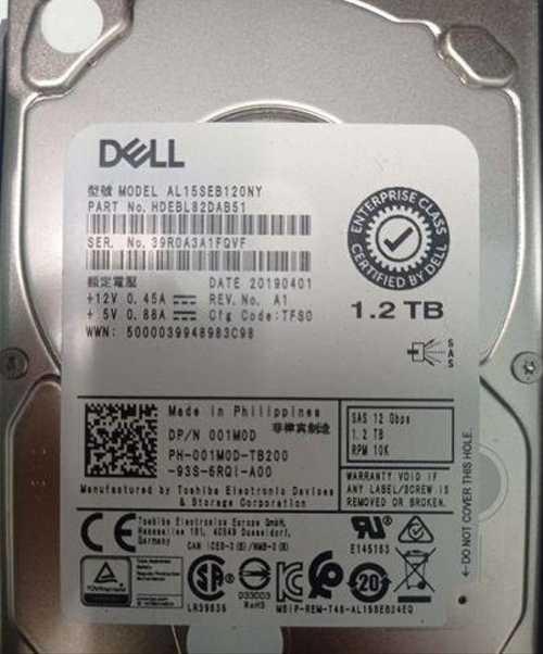 Серверный жесткий диск dell Sas 12GB/s 1.2TB