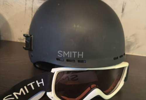 Шлем и очки горнолыжные Smit holt