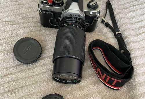 Nikon FM2 + MC Hanimex 80-200mm 1:4.5