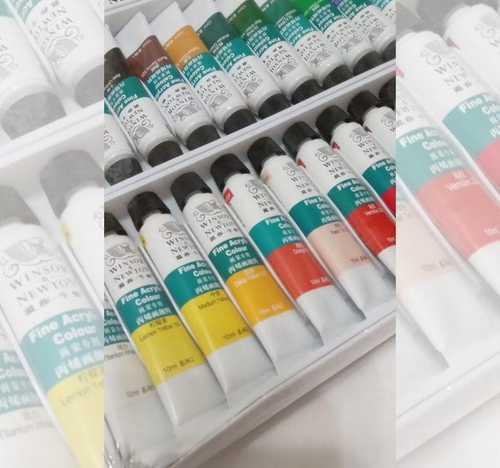 Набор акриловых красок winsor newton