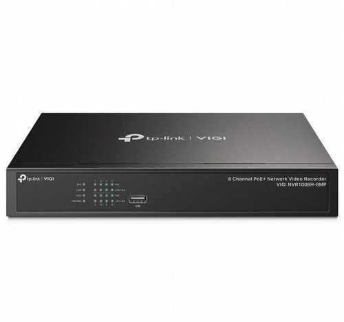 Видеорегистратор TP-link vigi NVR1008H-8MP 8-канальный сетевой видеорегистратор PoE