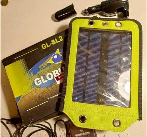 Зу на солнечных батареях Globusgps GL-SL2