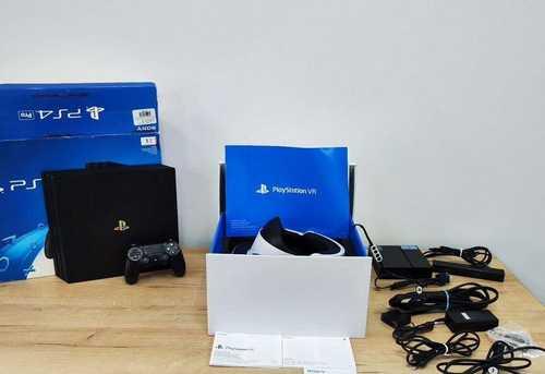 Sony PlayStation 4 pro 1tb + PlayStation VR 1 б/у
