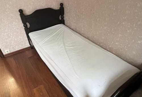 Кровать массив с матрасом