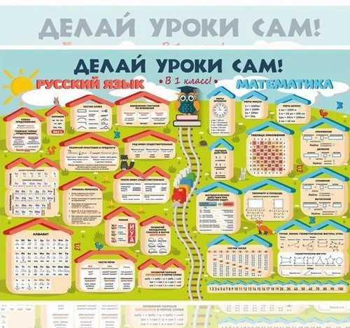 Плакат Делай уроки сам