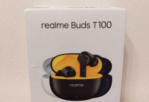 Наушники TWS Realme Buds T 100 закрытая упаковка