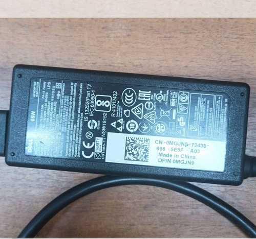 Блок питания A65NS2-01, Dell, 19.5V, 3.34A, 65W