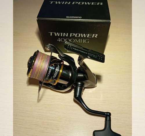 Катушка shimano 20 twin power 4000mhg