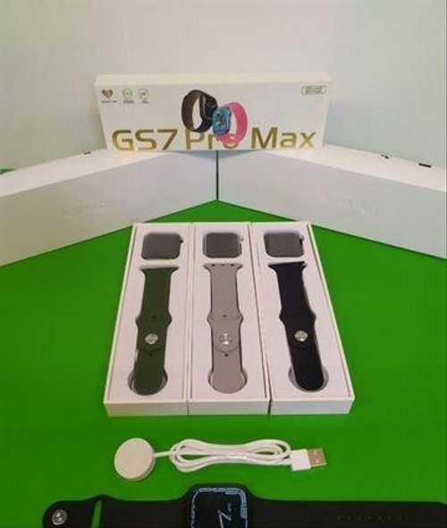 Смарт часы GS7 Pro Max Smart Watch Безрамочные