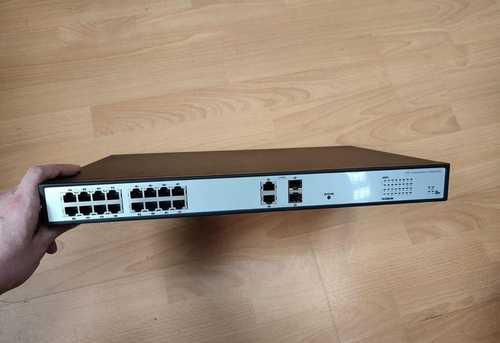 Poe коммутатор FS-S1016EP-2C 16 poe +2