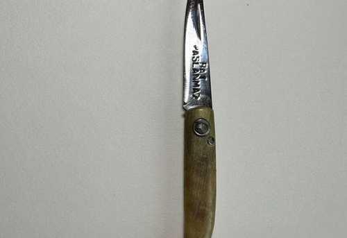 Нож складной СССР ручка кость