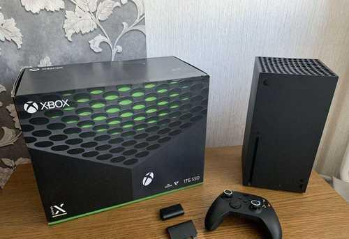 Xbox Series X (1Tb) + оригинальный аккумулятор