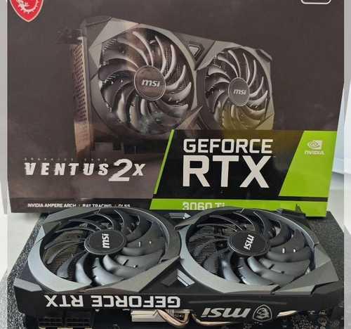 Видеокарта MSI GeForce RTX 3060 Ti ventus 2X