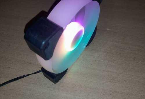 Вентиллятор корпусной "Прозрачный" 120мм RGB Новый
