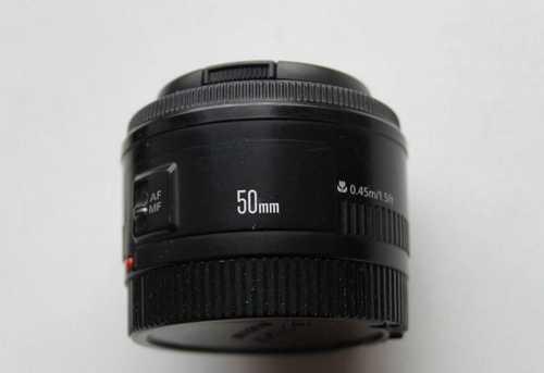 Объектив Canon INC EF 50мм 1:1.8