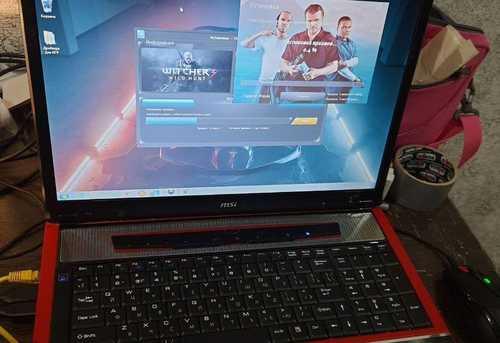 Ноутбук Msi GX740 17.3 /i5-460/6gb/ssd256g/hd5870m