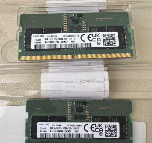 Samsung ddr5 sodimm 2x8гб 5600мгц