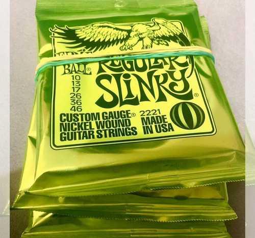 Струны Ernie Ball Slinky 10-46 USA