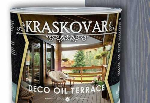 Масло Kraskovar Deco Oil Terrace Джинсовый 2,2л