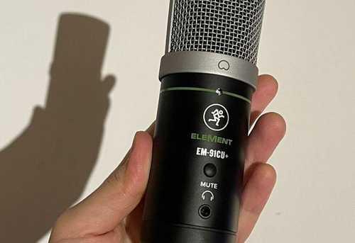 Микрофон студийный mackie EM-91CU+